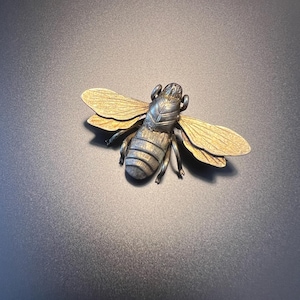 Antique Victorian Large Vermeil Silver Gilt Honey Bee Brooch Pin - Etsy