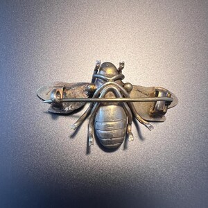 Antique Victorian Large Vermeil Silver Gilt Honey Bee Insect Brooch Pin ...
