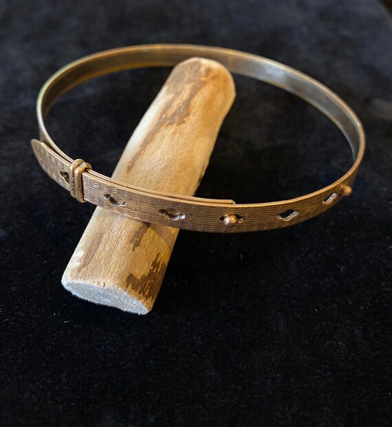 Deco Engine Turned Upper Arm Buckle Bangle Bracelet - Etsy