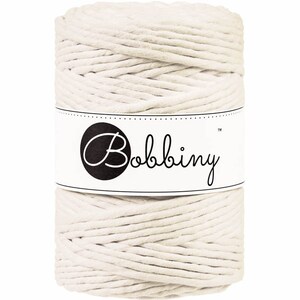 5MM Natural Single Strand/macrame Cord/ Bobbiny Macrame Cord/soft ...