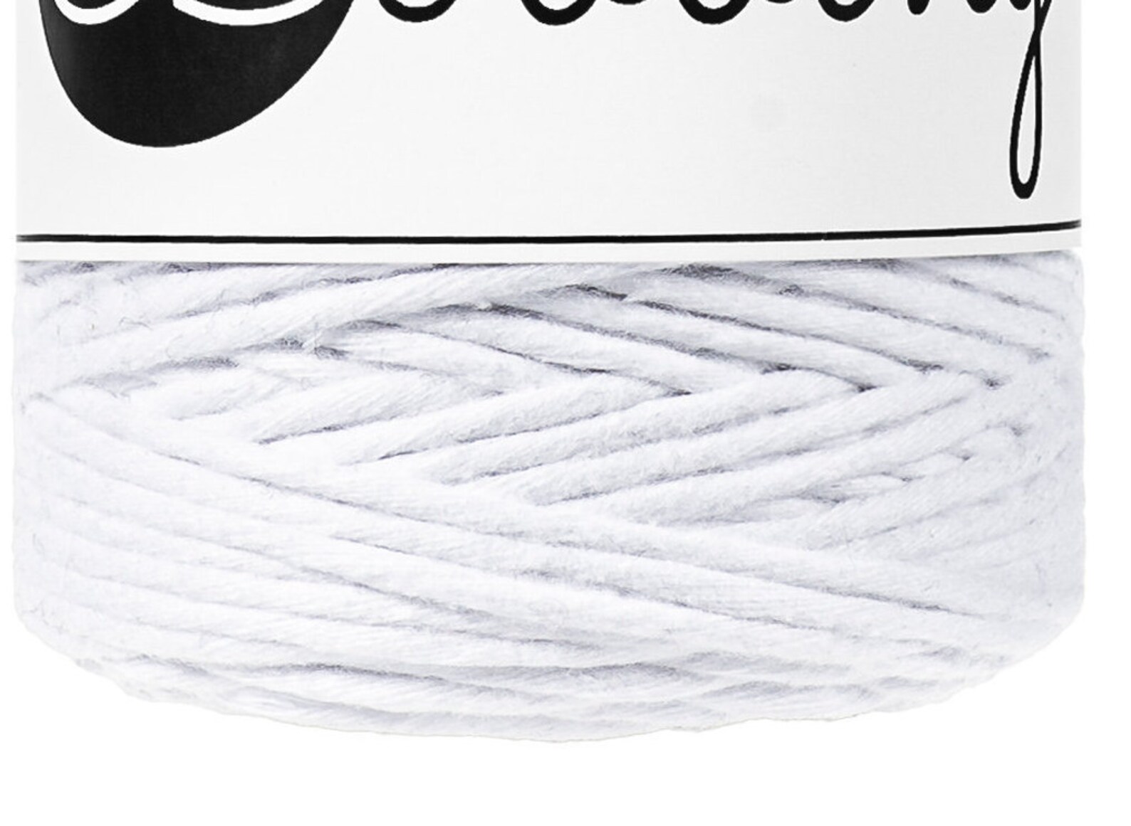 1.5MM White Macrame Cord /bobbiny Baby 108 Yards/single Twist | Etsy