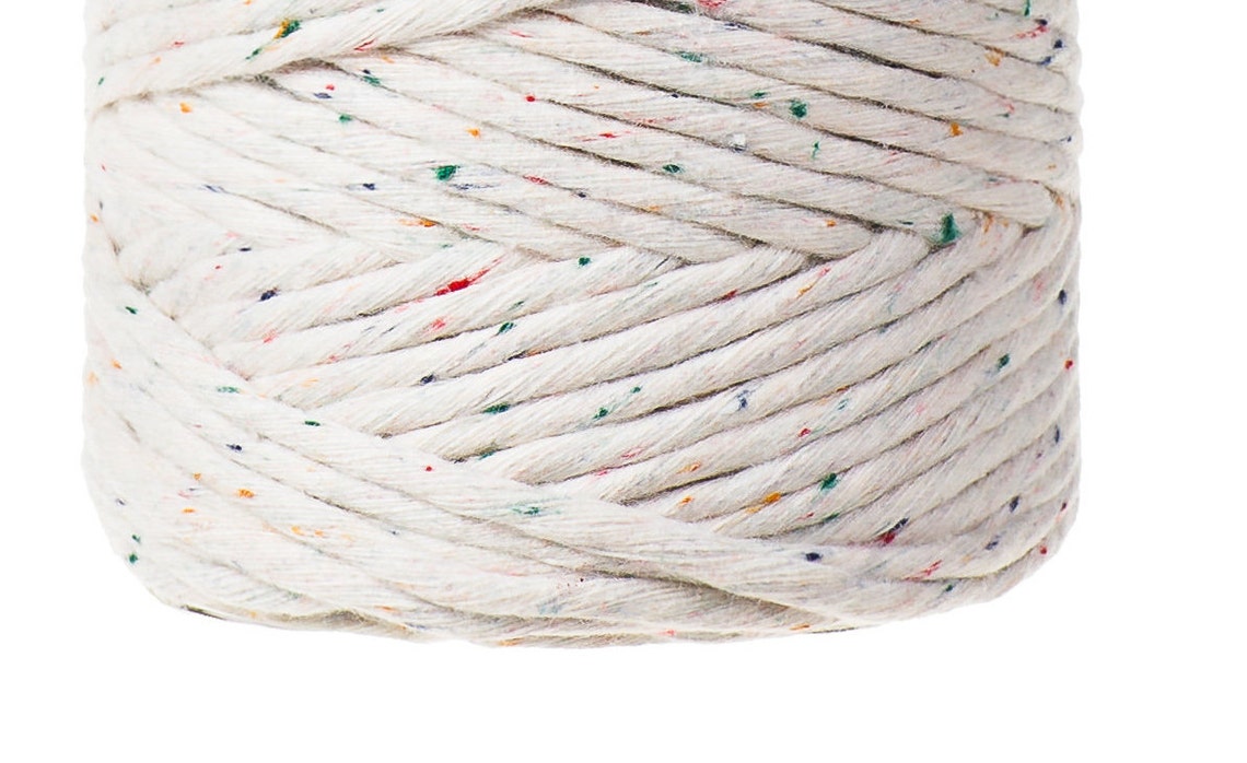 3MM Rainbow Dust Strand Macrame Cord/ Bobbiny /macrame Cord/ | Etsy