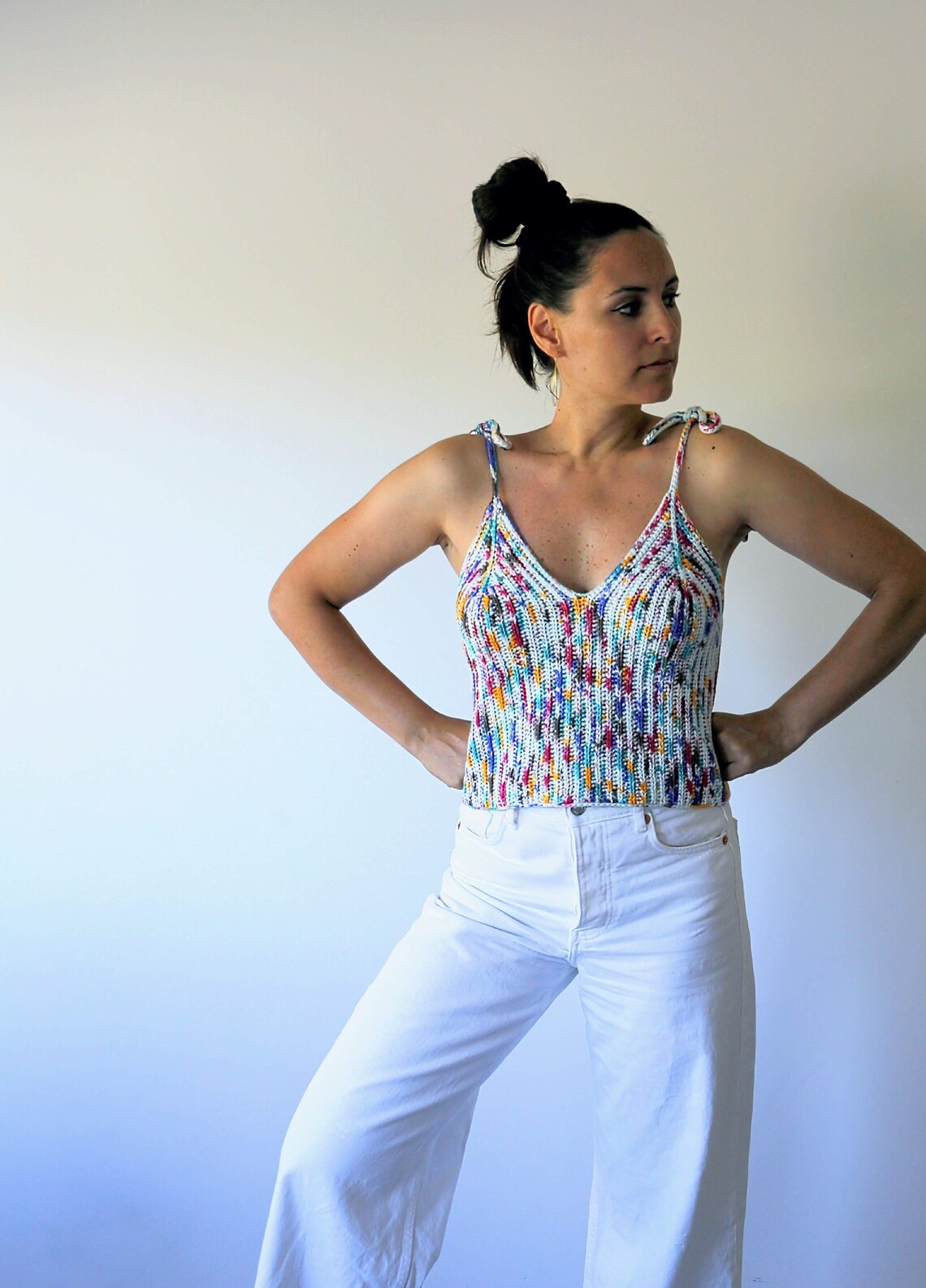 Crochet Top Pattern PDF (english + Español) - Mamacita Top - Etsy