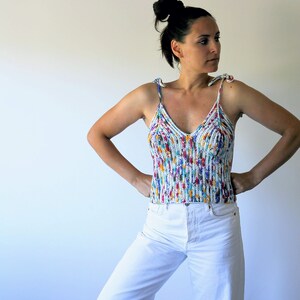 Crochet Top Pattern PDF (english + Español) - Mamacita Top - Etsy