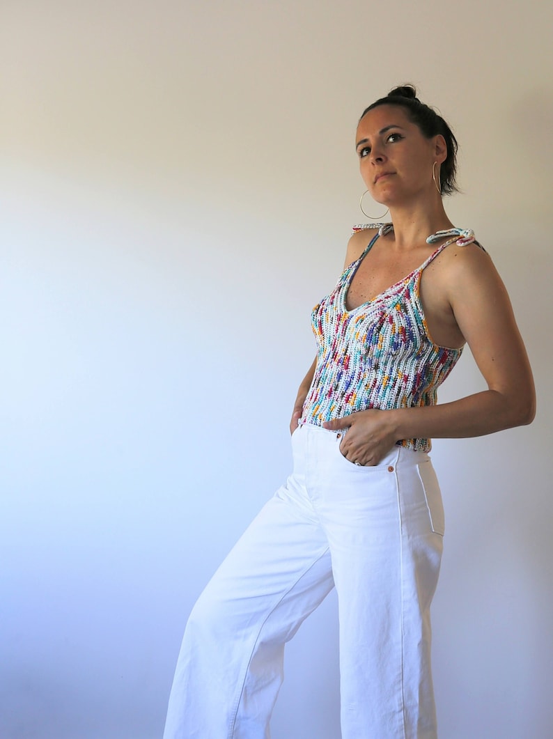 Crochet Top Pattern PDF (english + Español) - Mamacita Top - Etsy