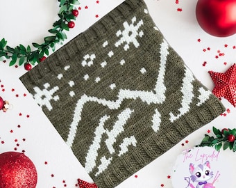 KNITTING PATTERN: Knit in Color Cowl/knit Cowl Pattern,stranded ...