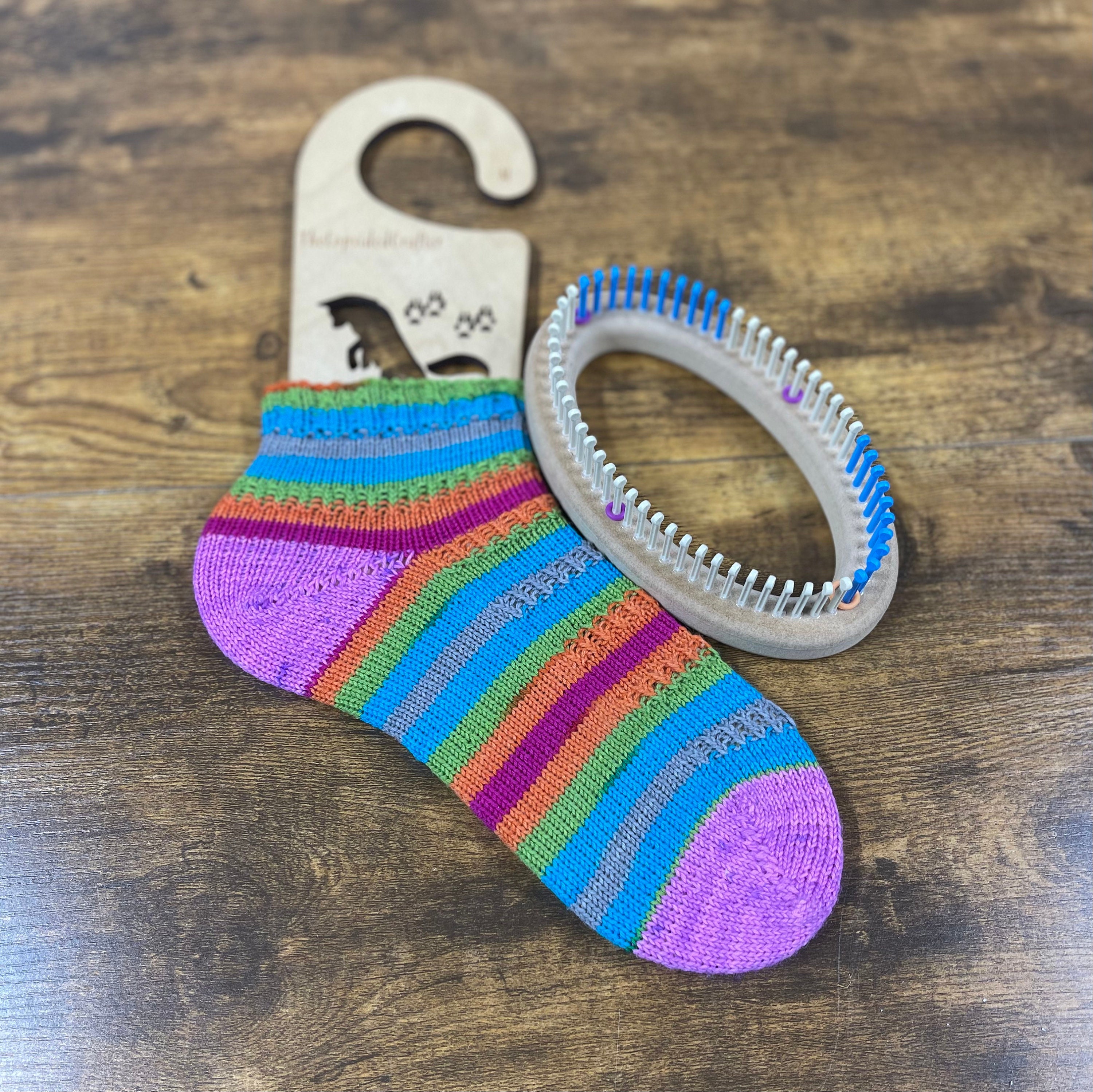 Cobble Stone Sock Loom Knit Pattern PDF Pattern - Etsy