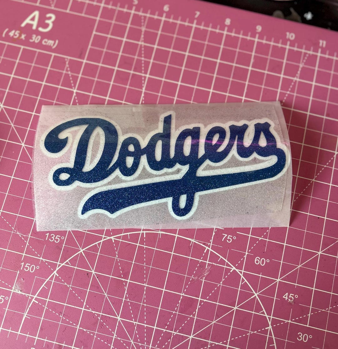 Dodgers Iron on Decals - Etsy