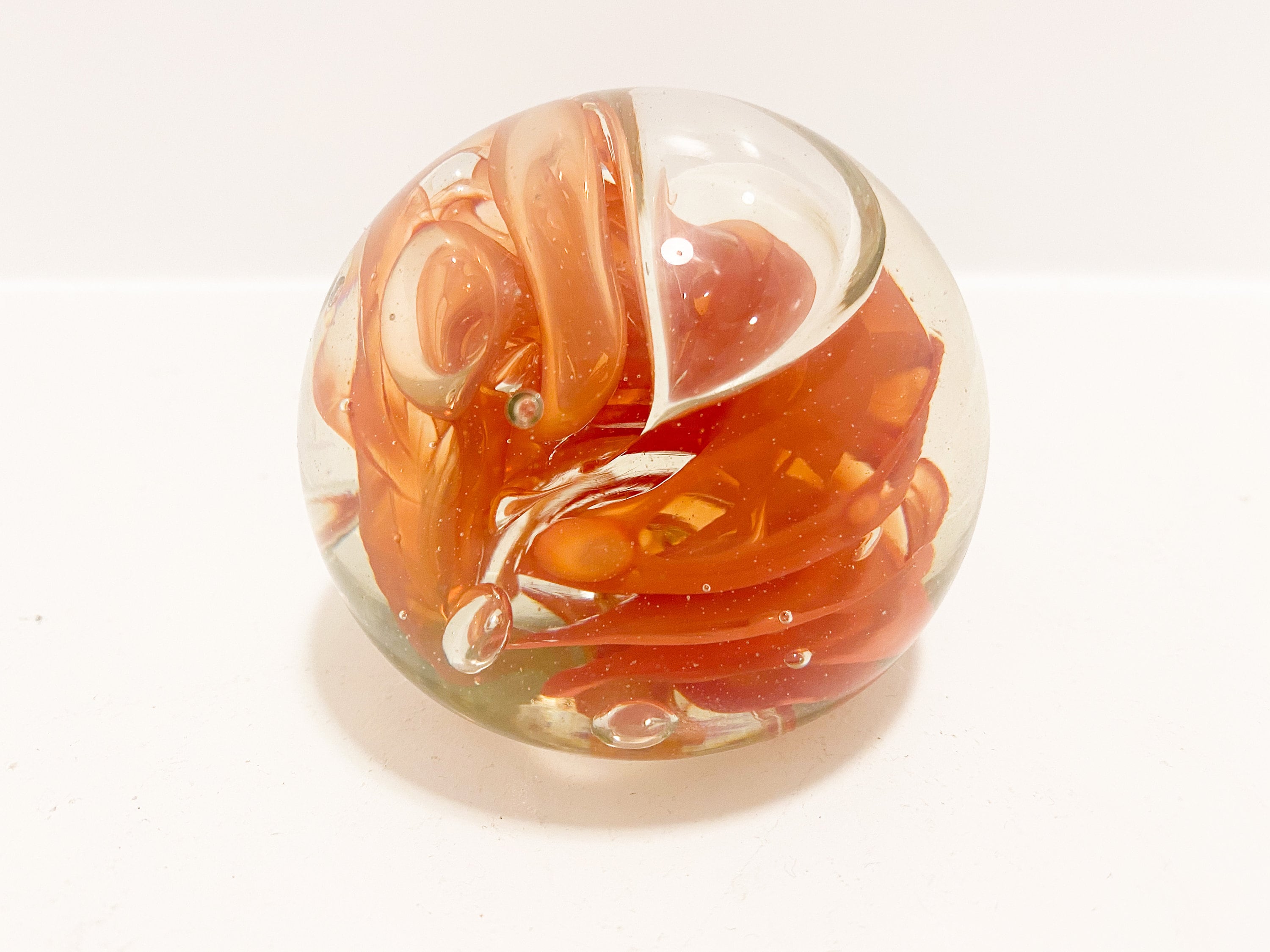 Vintage Brian Lonsway Art Glass Paperweight - Etsy