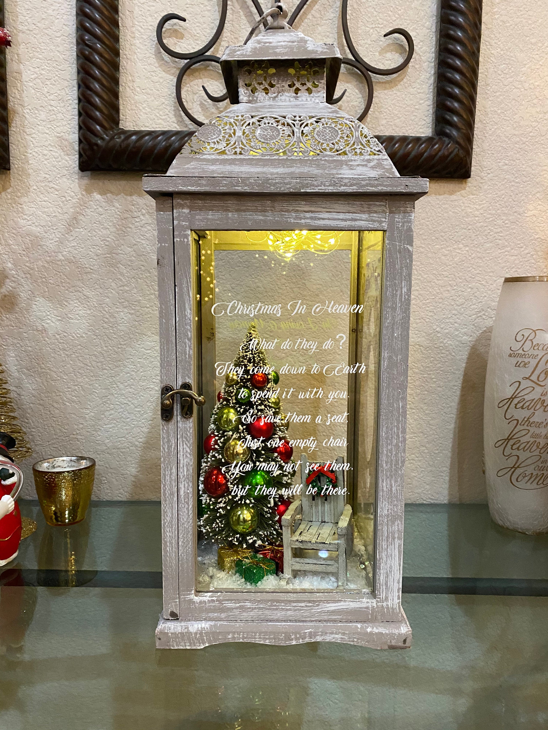 Christmas in Heaven Lantern - Etsy