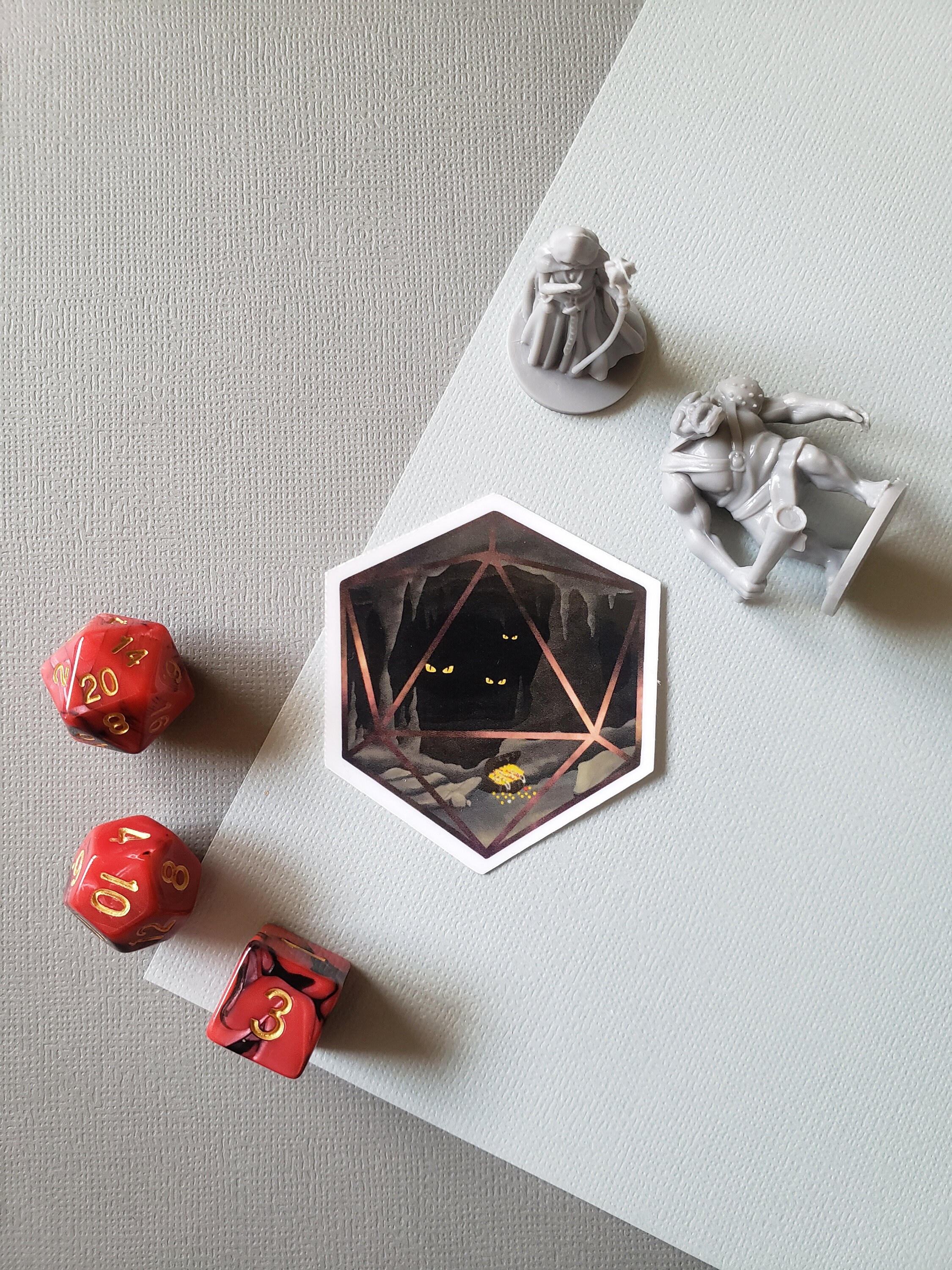 D20 Tabletop Terrain Sticker Set Vinyl Sticker Laptop | Etsy