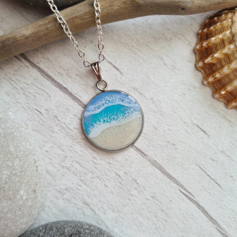 Ocean Pendant - Etsy