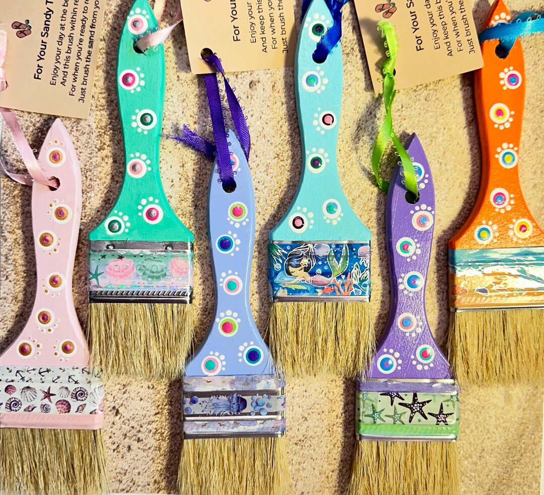 Beach Brush for Sandy Toes, Beach Wedding Favors, Bridal Shower Gifts ...