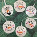 Real Sand Dollar Hand Painted Snowman Ornament, Christmas Beach ...
