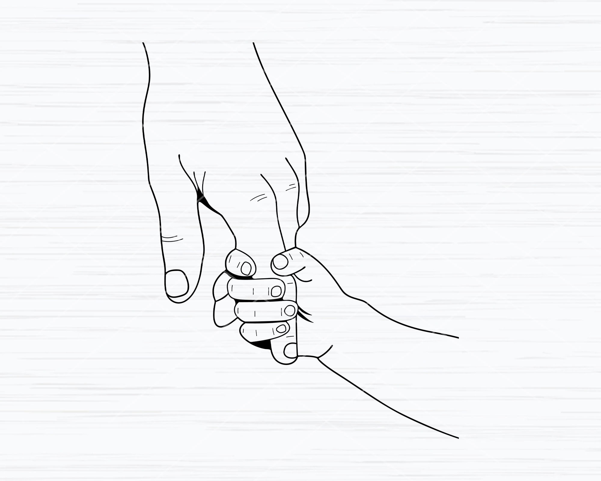 Dad Hand Child Svg Holding Hands Svg Dad Hand Svg - Etsy