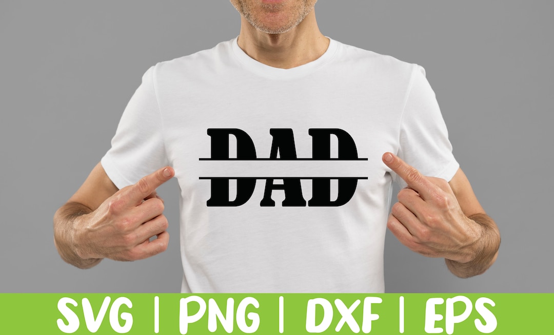 Dad Split Frame Svg, Monogram Frame Svg, Best Dad Ever Svg, Dad Svg ...