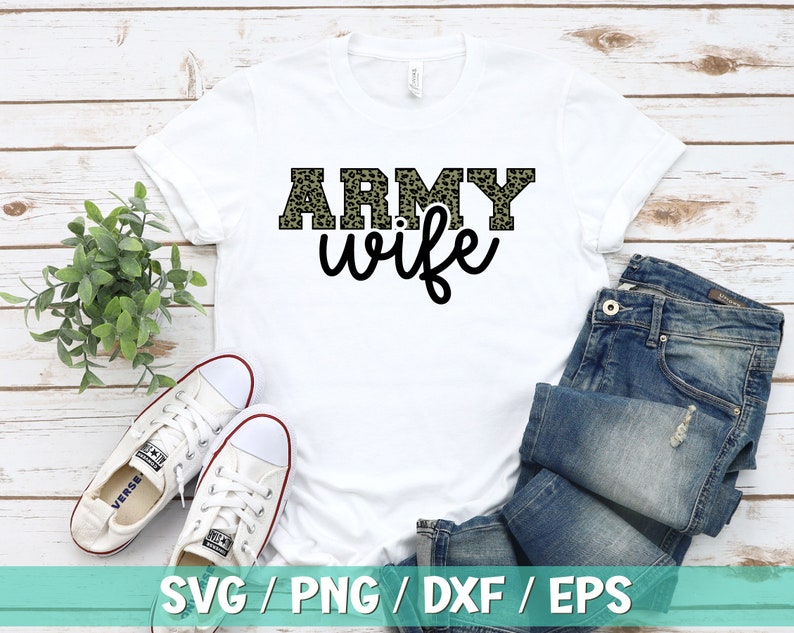 Army Wife Svg Military Wife SVG Love My Soldier SVG for - Etsy