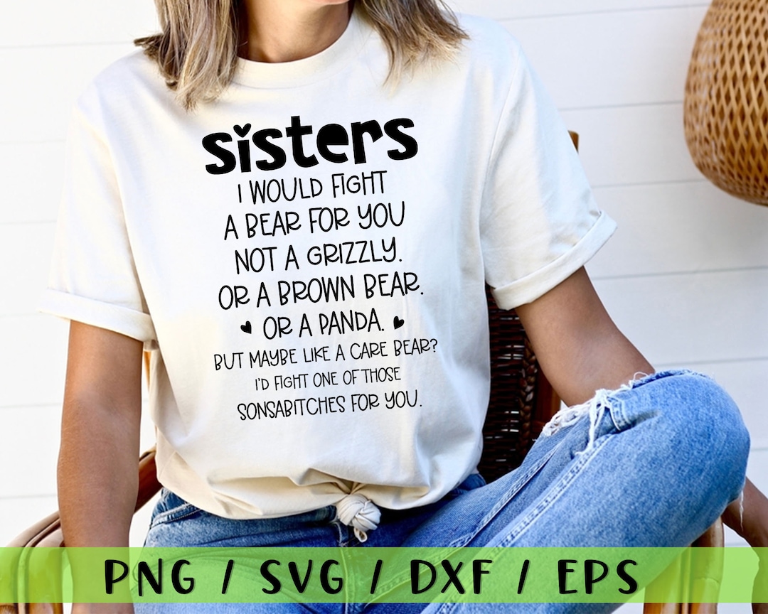 Sister Svg, Crazy Sister Svg, Crazy Sister Png, Sister Png, Sisters ...