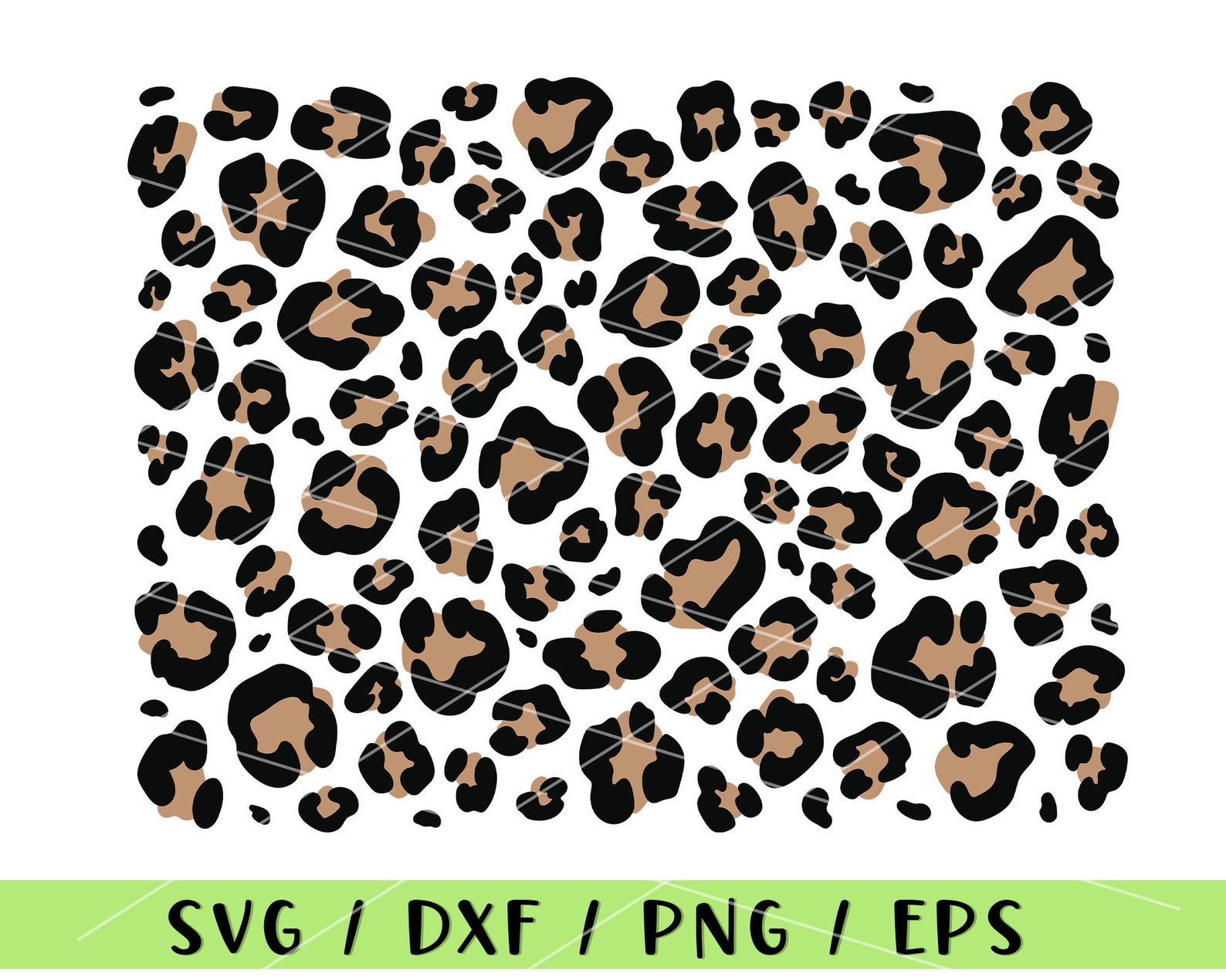 Leopard Print Pattern Svg Leopard Svg Cheetah Print Svg - Etsy