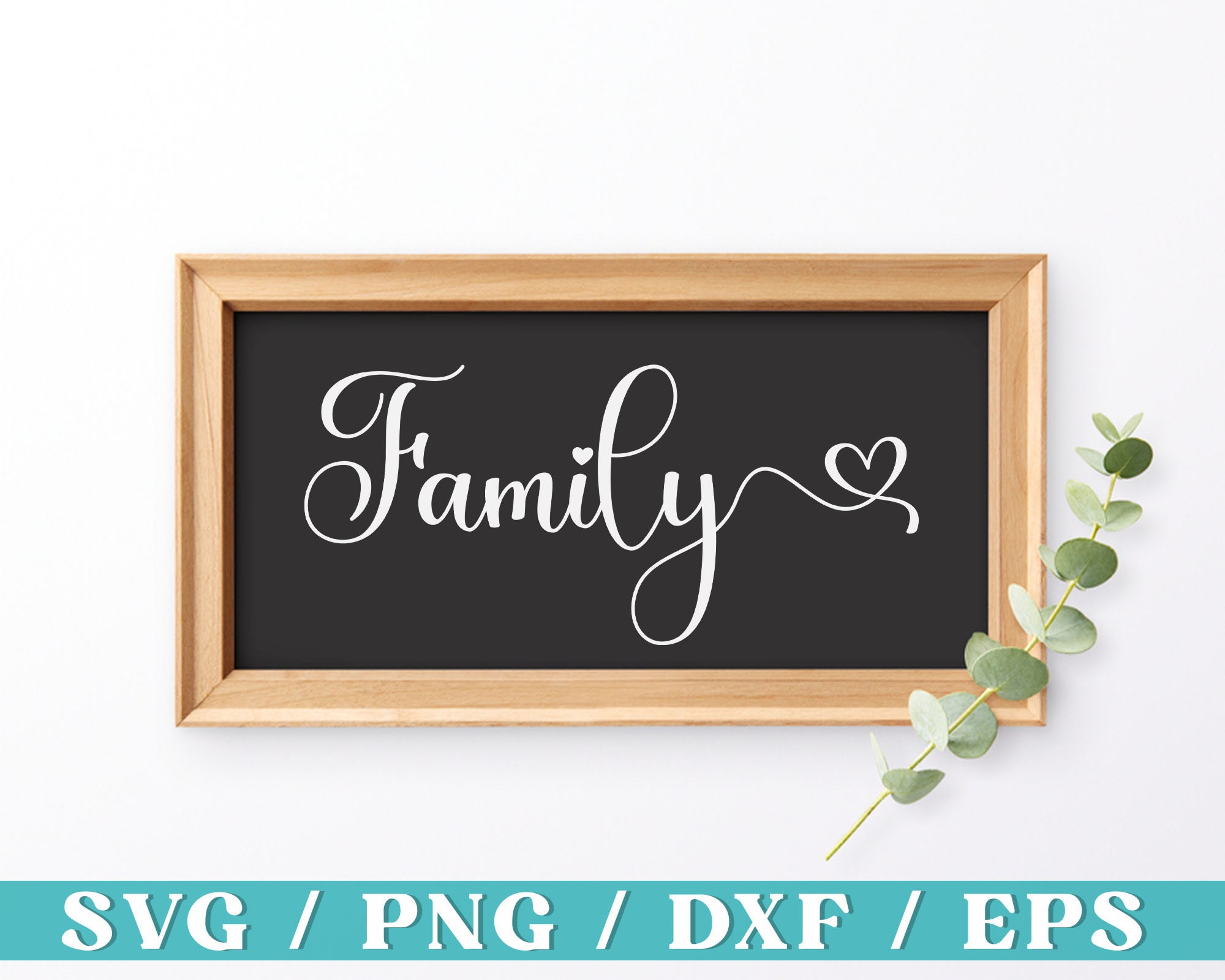 Family SVG Family Word SVG Family Stylish Word Text svg | Etsy España