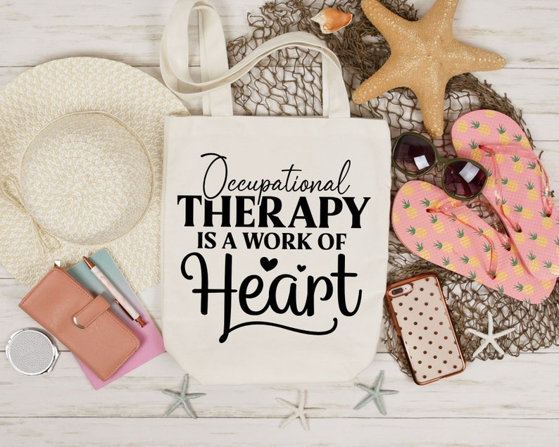 Occupational Therapy is a Work of Heart Svg OT Svg - Etsy