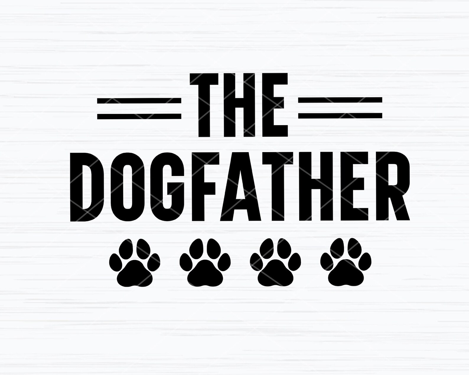 The Dogfather Svg Dog Father Svg Dog Dad Svg Father's - Etsy
