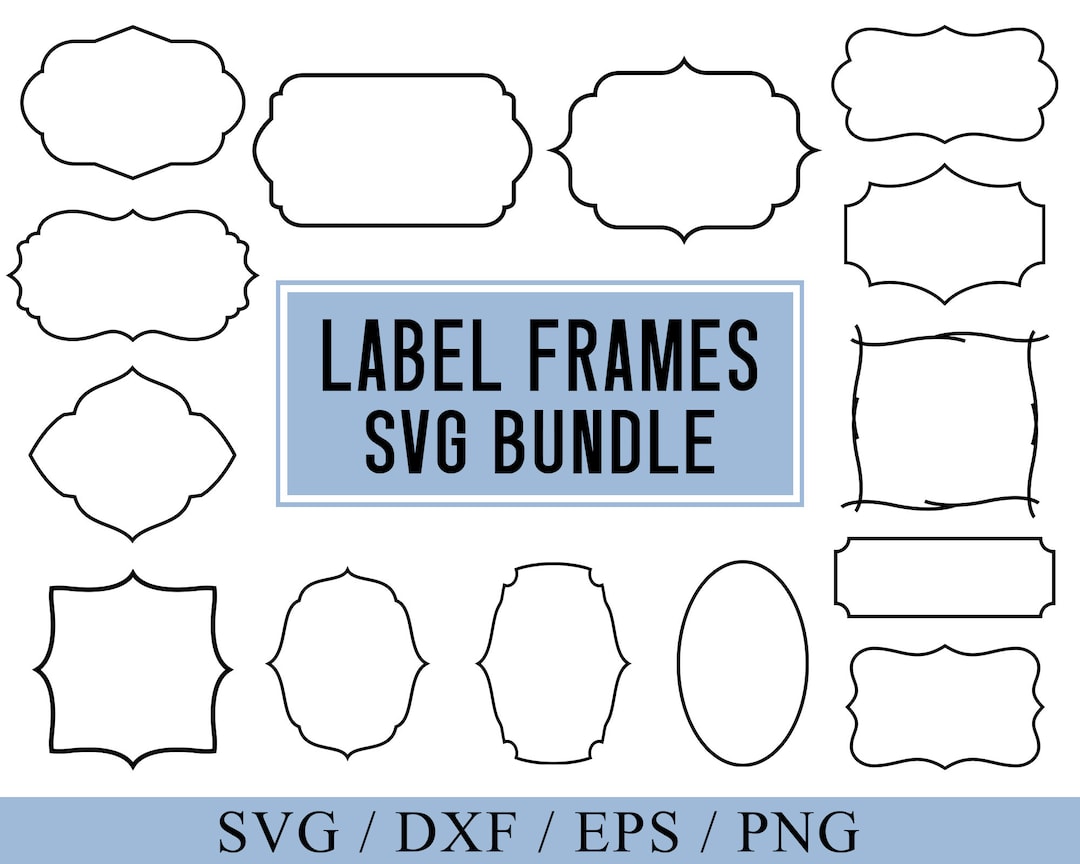 Vintage Frames Svg, Label Frames Svg, Banner Svg, Label Svg, Label ...