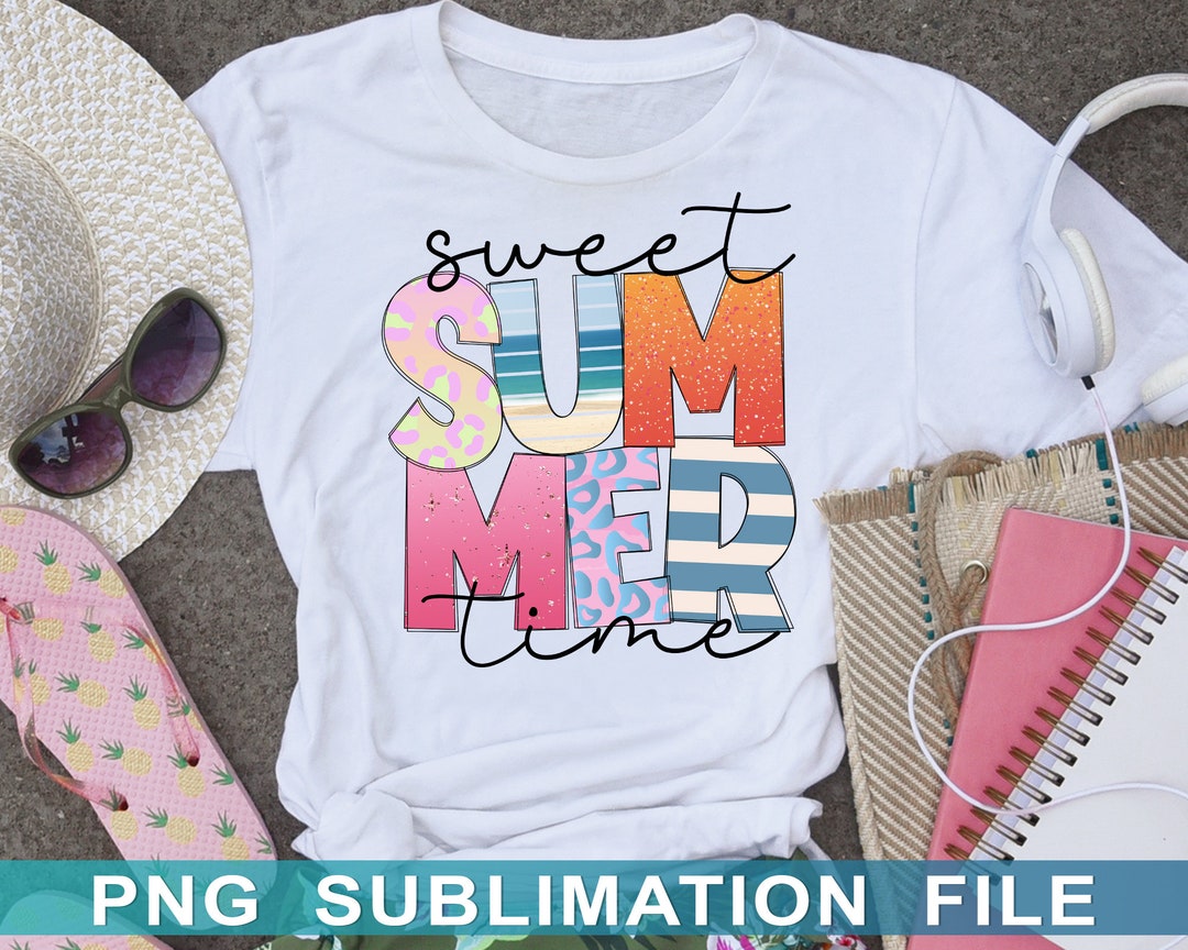 Sweet Summertime Png, Summertime Png, Girl's Summer Png, Women’s Summer ...