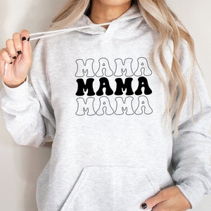 Stacked Mama Svg, Mama Svg, Mom Life Svg, Retro Mother Svg, Mom Svg ...