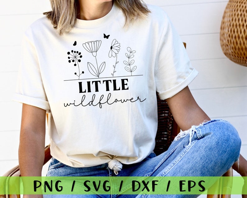 Little Wildflower SVG Baby Girl Svg Girly Design Svg - Etsy Canada