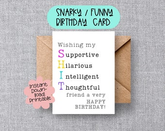 Funny Hbd Card - Etsy