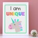 POSITIVE AFFIRMATION POSTERS for Kids, Printable Digital Download Wall ...