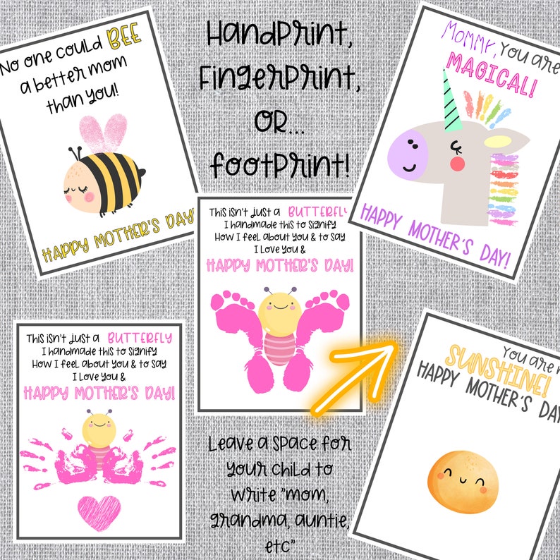 Mother's Day Handprint Art: Unicorn Keepsake Craft (digital Download ...