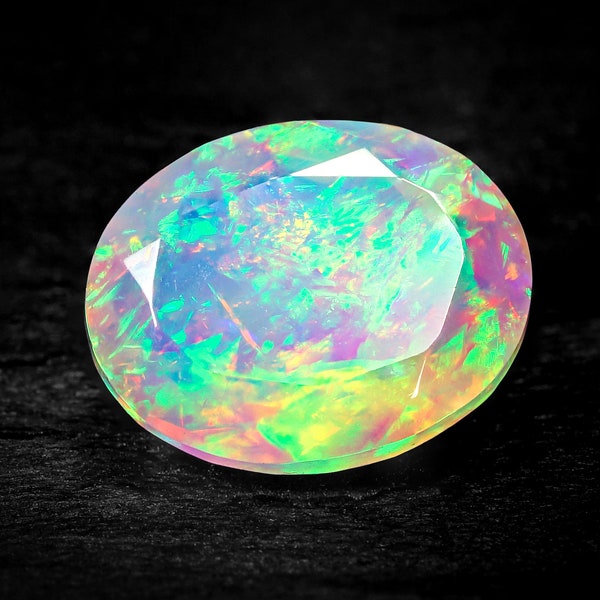 Faceted Opal Beads - Etsy