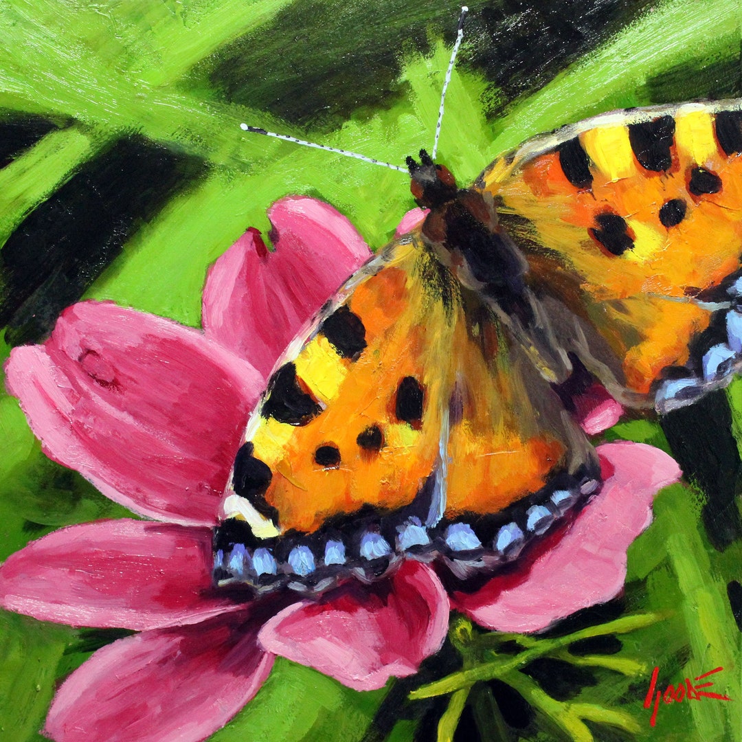 Tortoiseshell Butterfly - Etsy