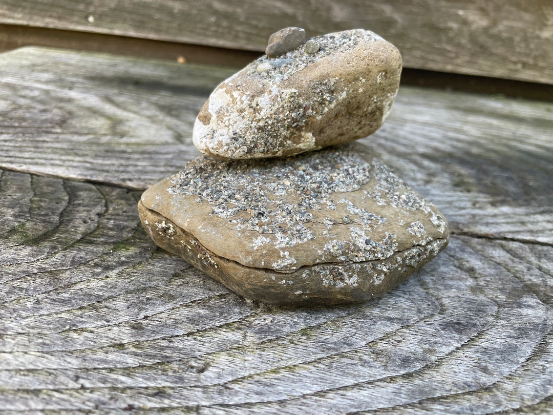 Zen Garden Cairn Statue - Serene Natural Stone Balance Art, Perfect for ...