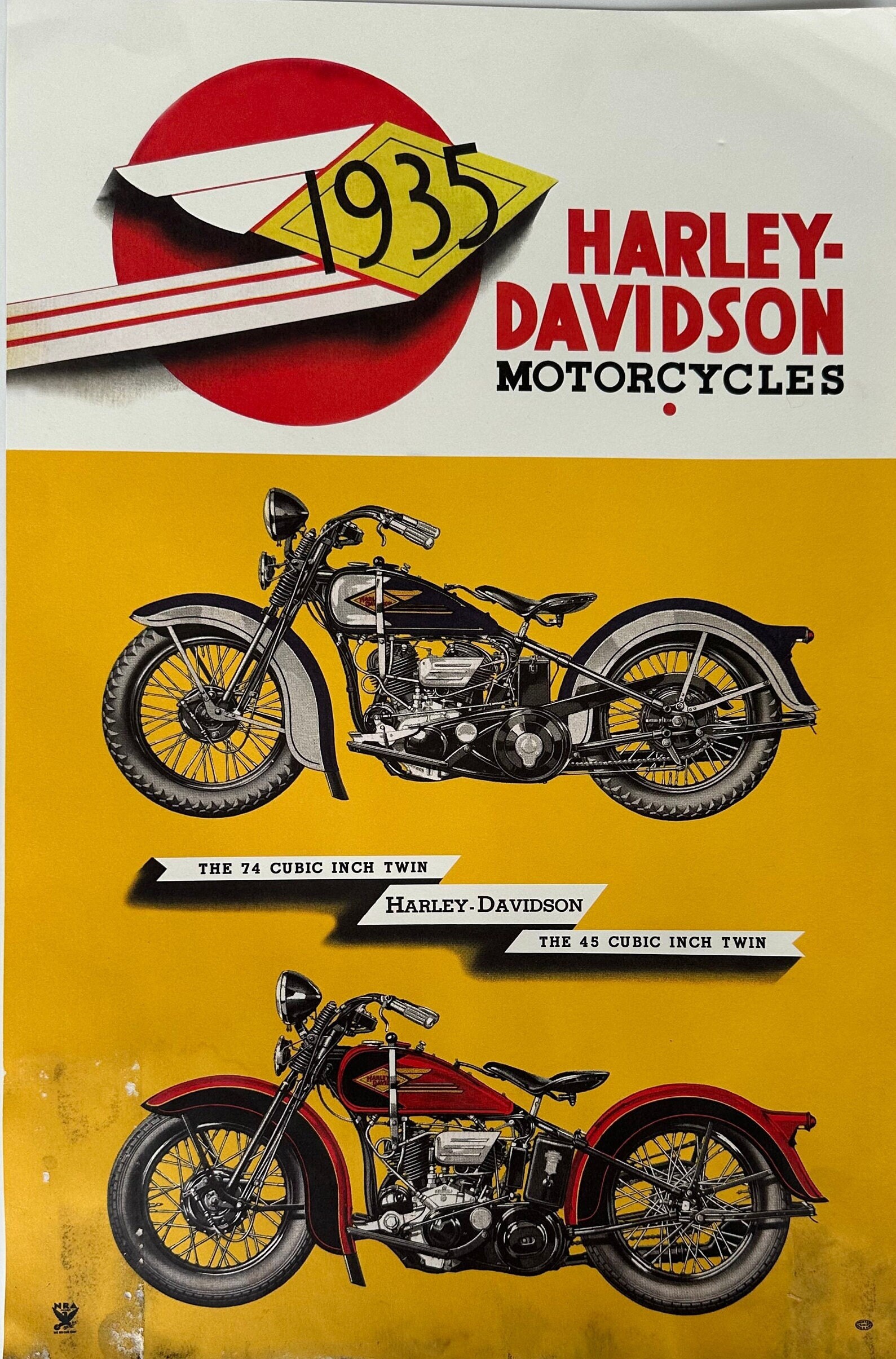 Vintage Harley Motorcycles