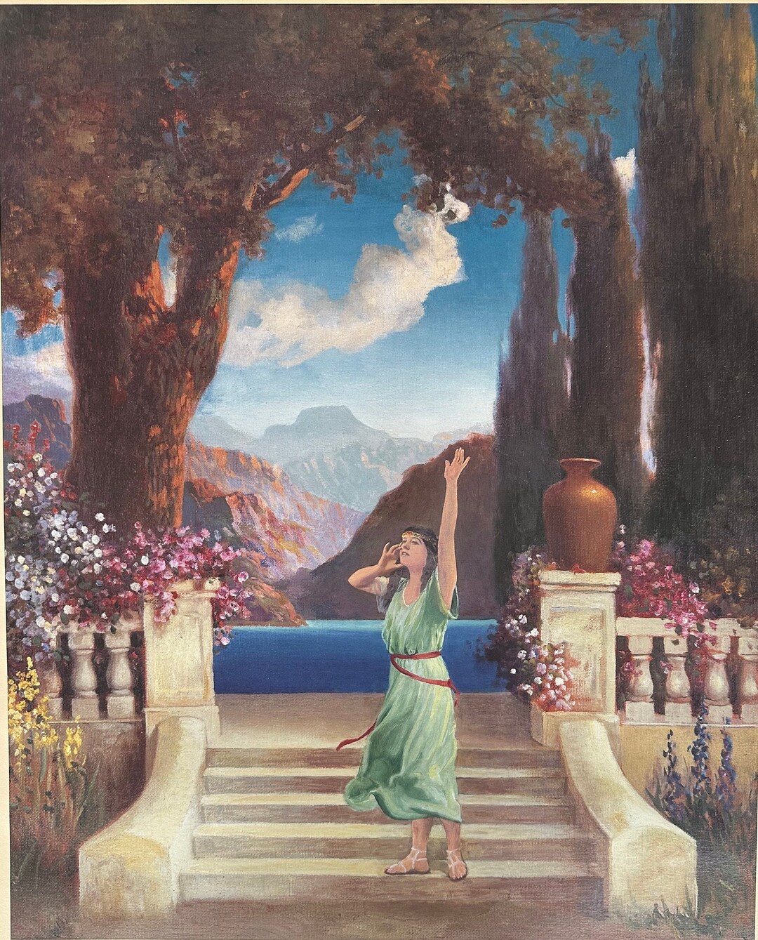 Diana, R. Atkinson Fox 1998 Poster Print, Romantic Art Nouveau Fantasy ...