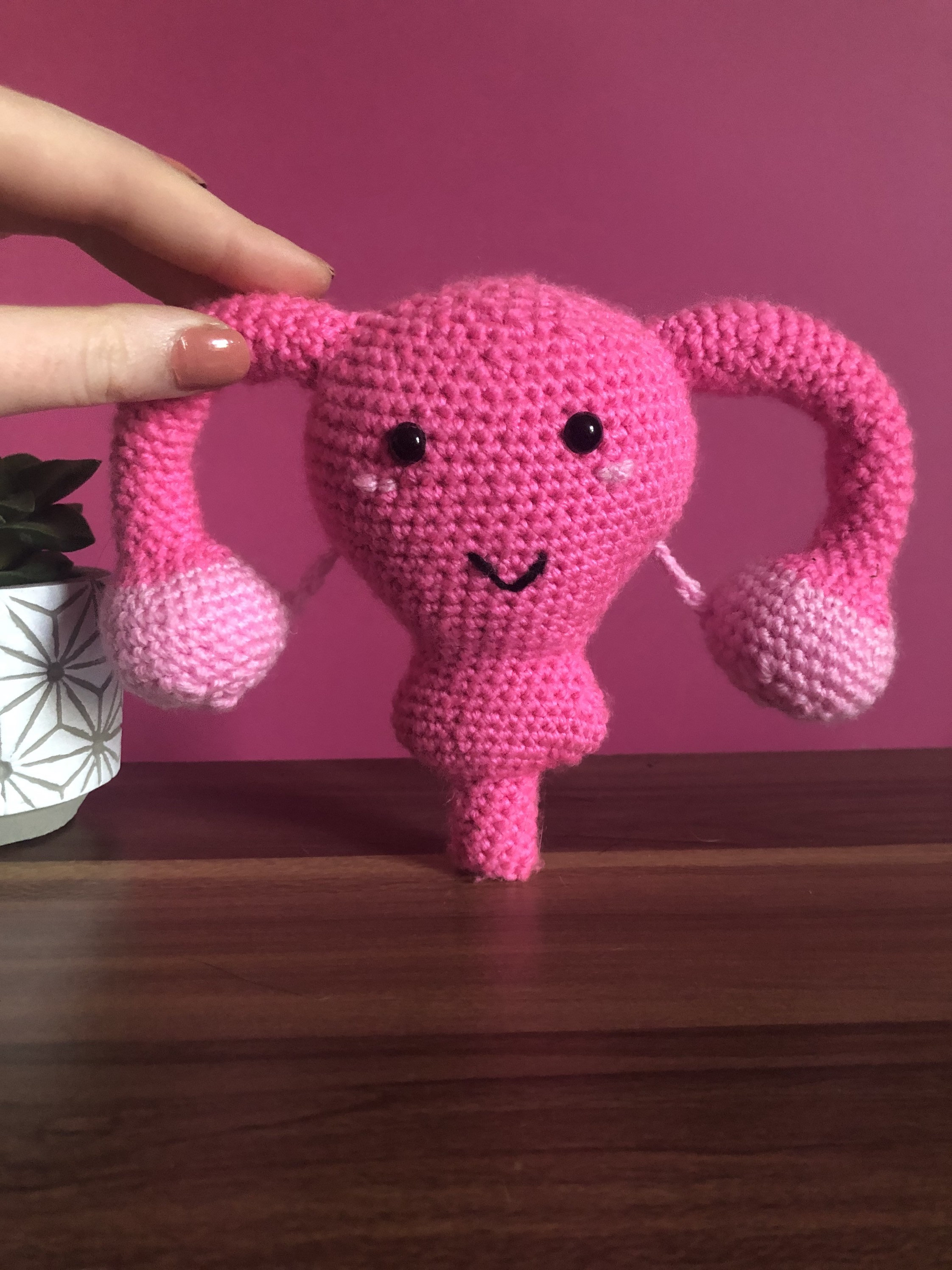 Crochet Uterus Plushie | Etsy