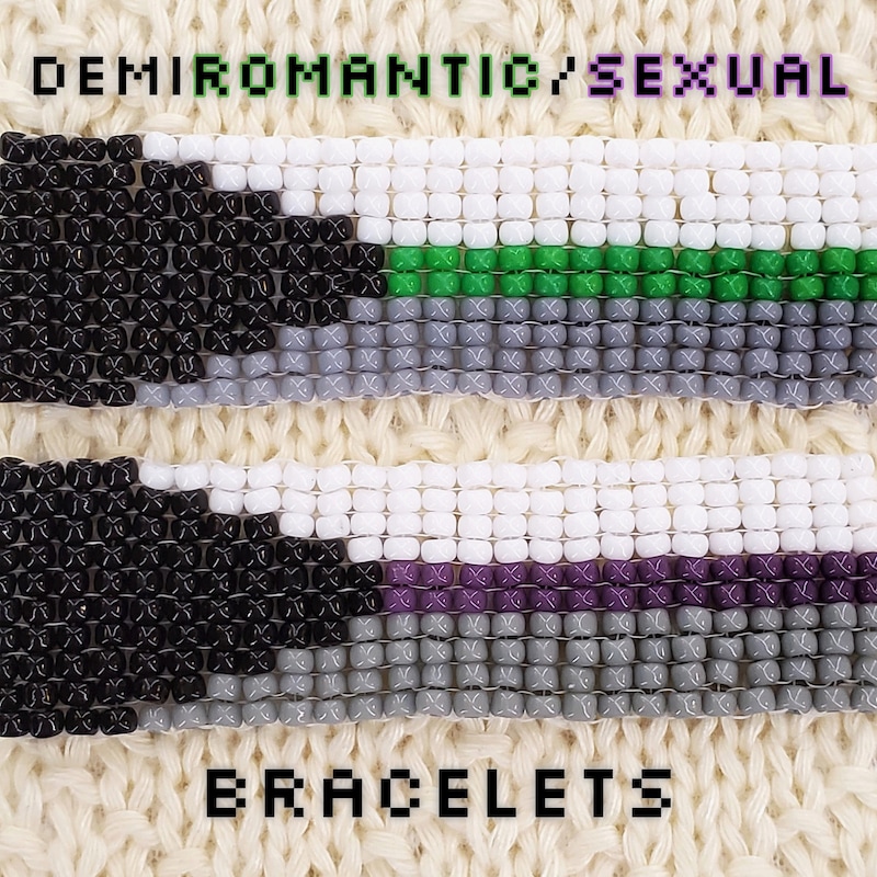 Demiromantic Pride Bracelet - Etsy