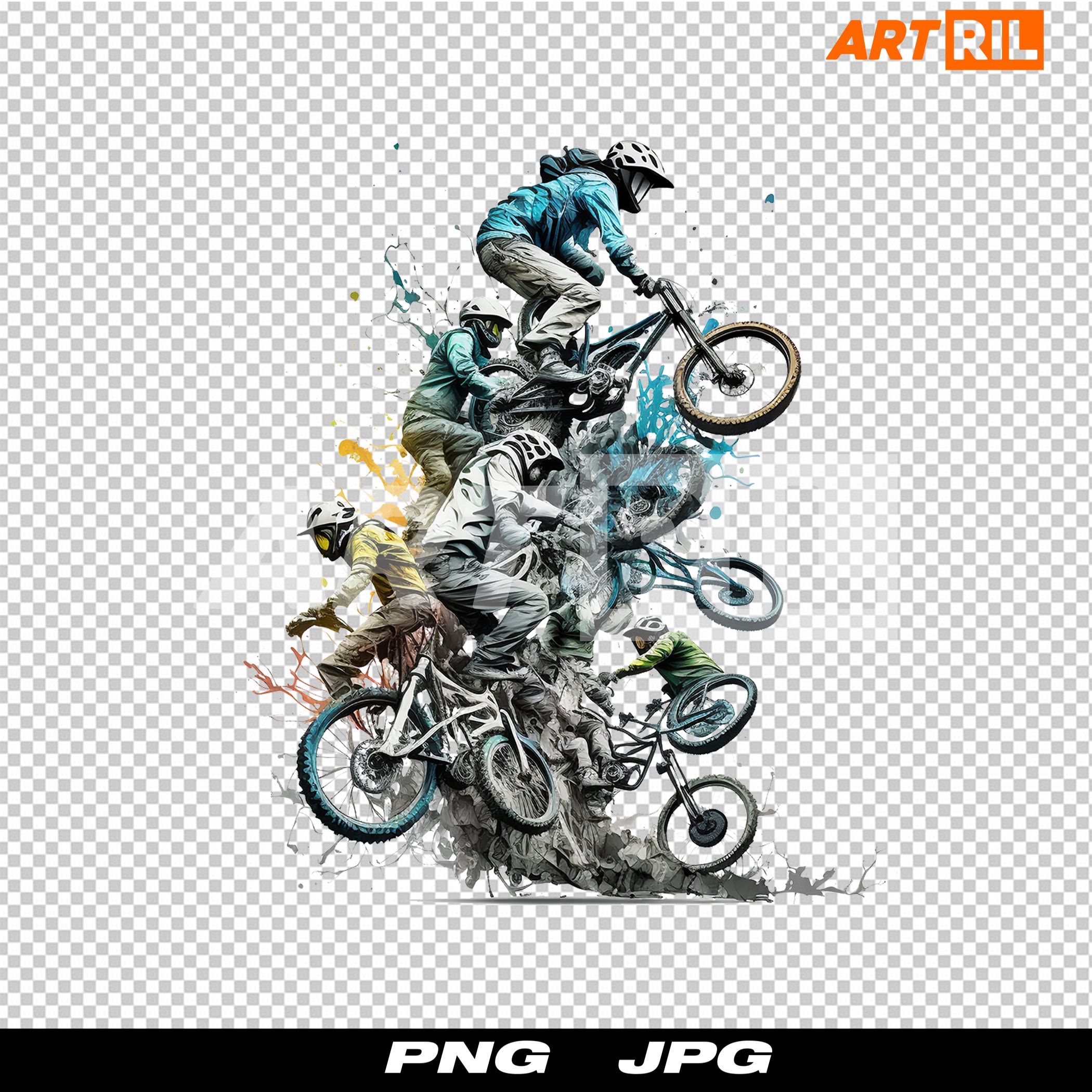 BMX Radical Rides PNG - Etsy