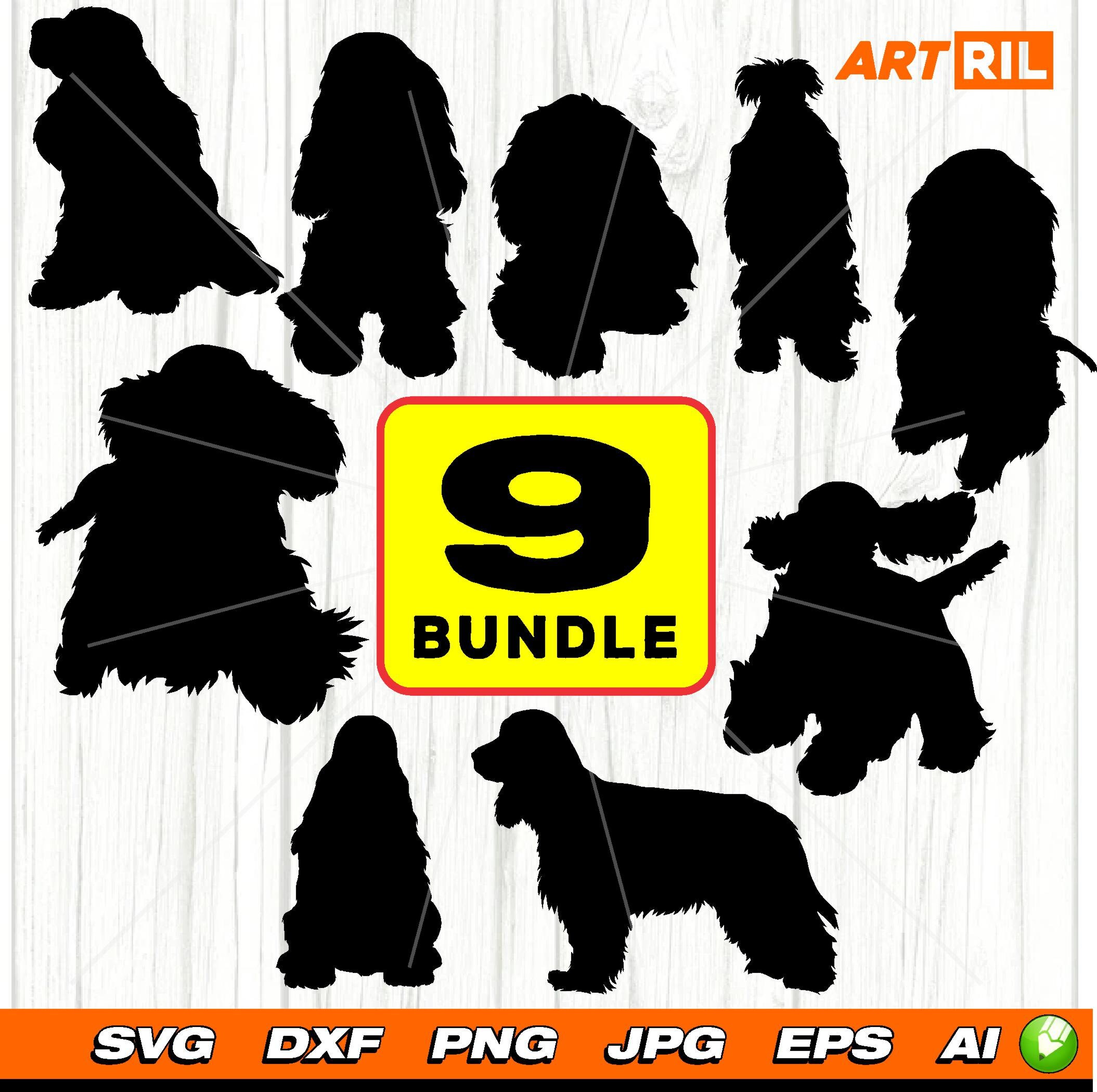 Cute English Cocker Spaniel Svg Dog Svg File for Cricut - Etsy