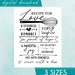 Printable Recipe for Love Decor Sign With Instant Download | Bridal ...