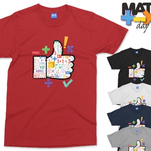 Mathematics Thumbs up Math T-shirt International Numbers Day 2025 ...