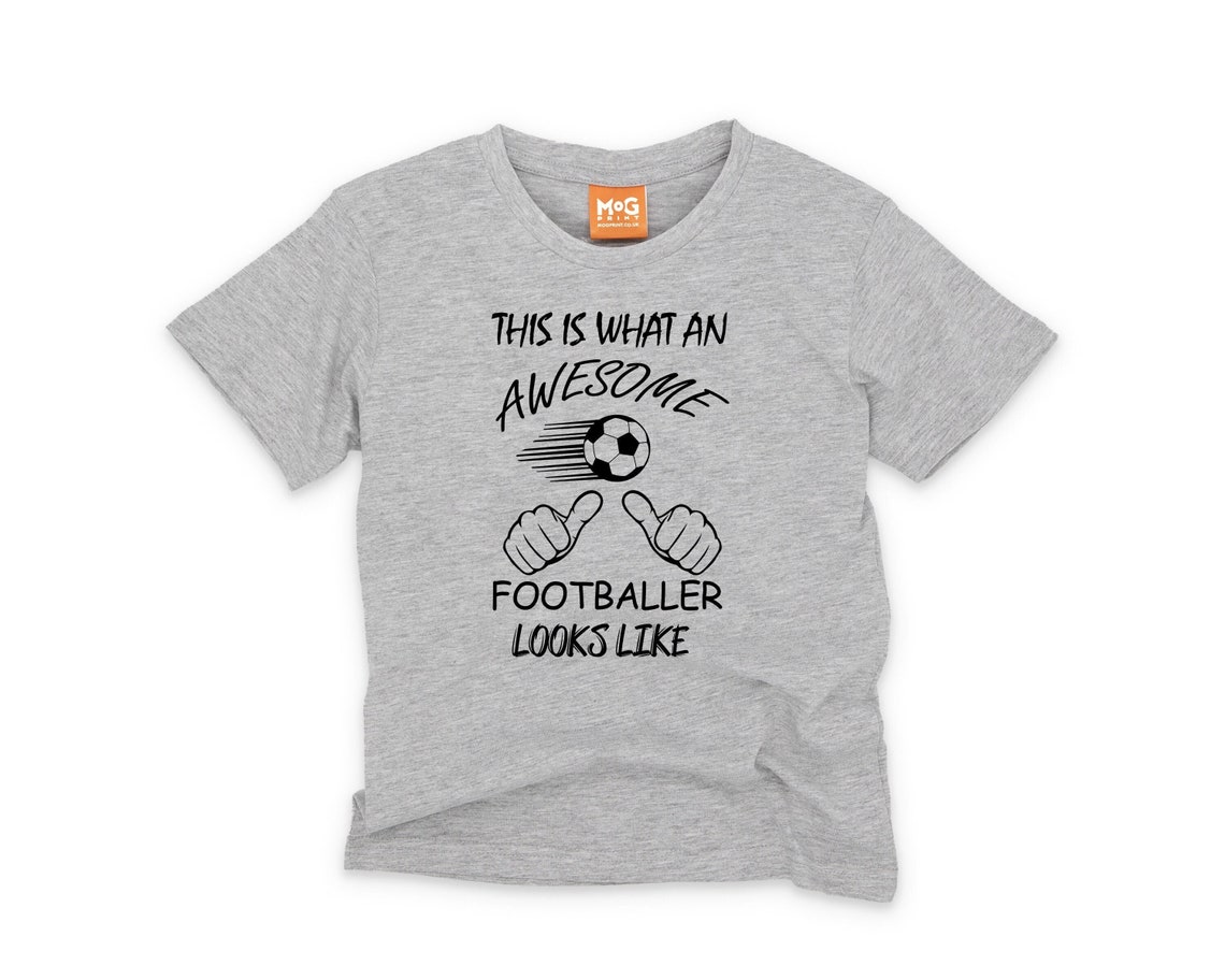Funny Football T-shirt | Awesome Footballer Gift Shirt | Boys Football ...