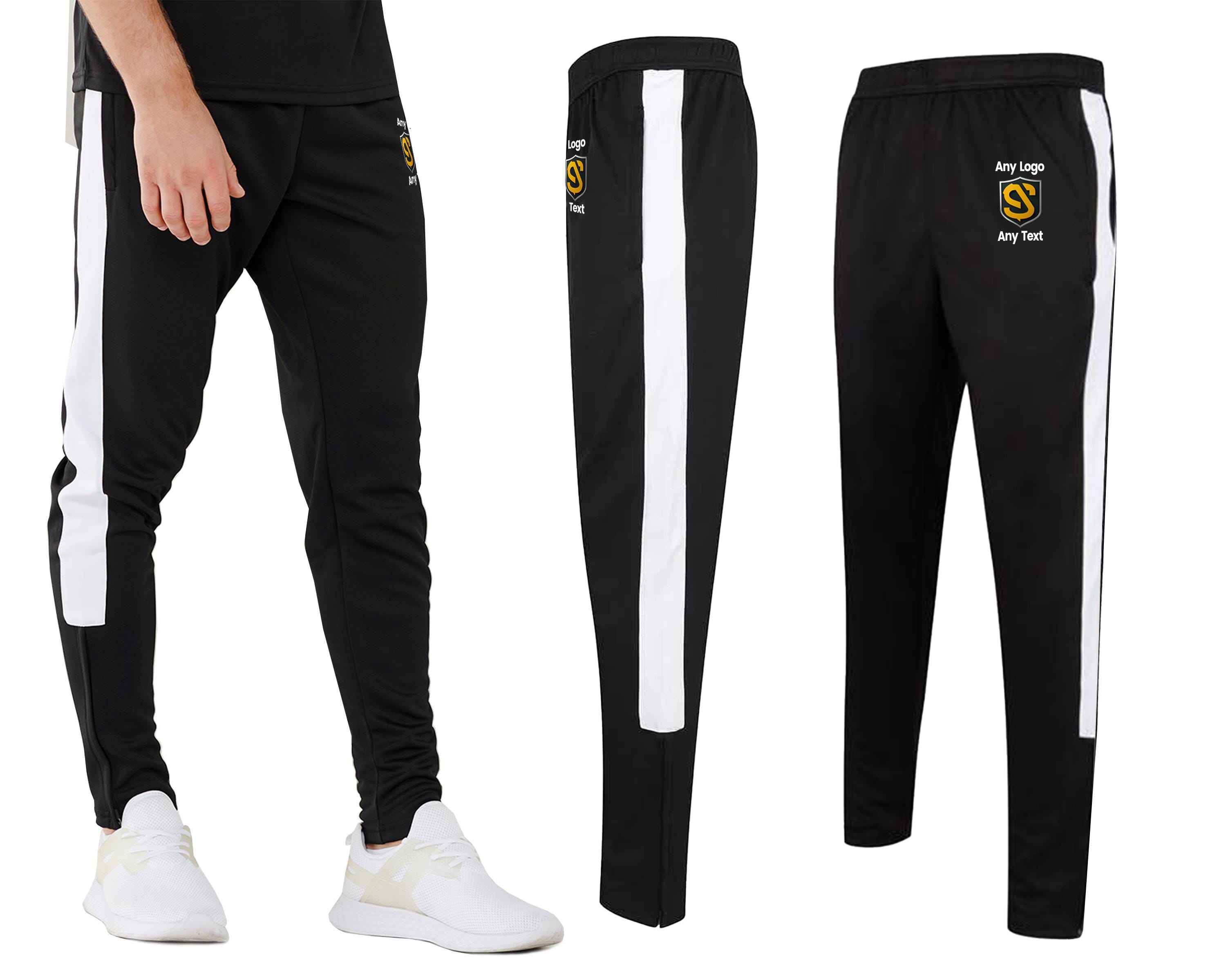 Custom Logo Tracksuit - Full Set Track Top & Bottoms, Personalised ...