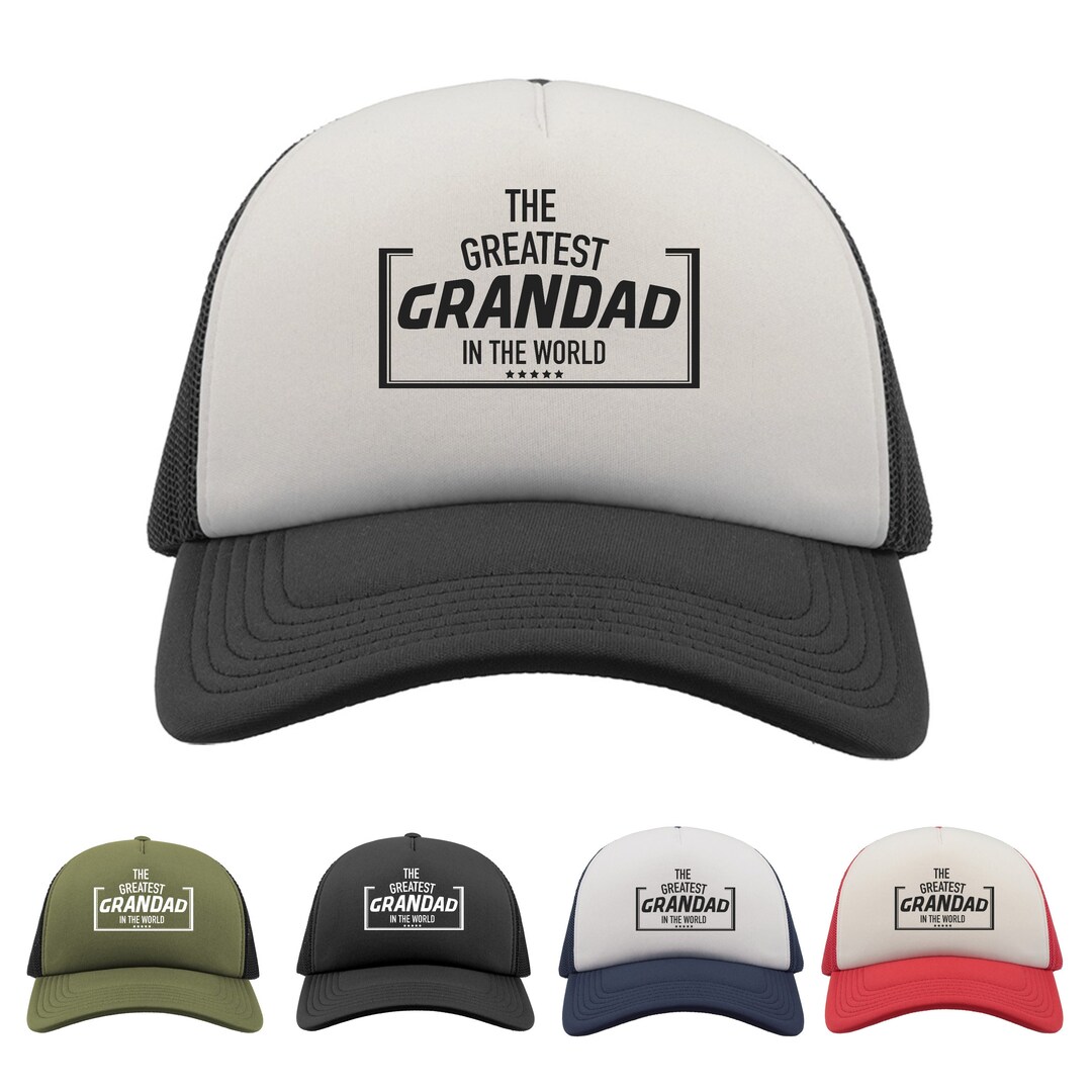 Grandad Trucker Cap | Funny Grandpa Gift Baseball Hat | Best ...