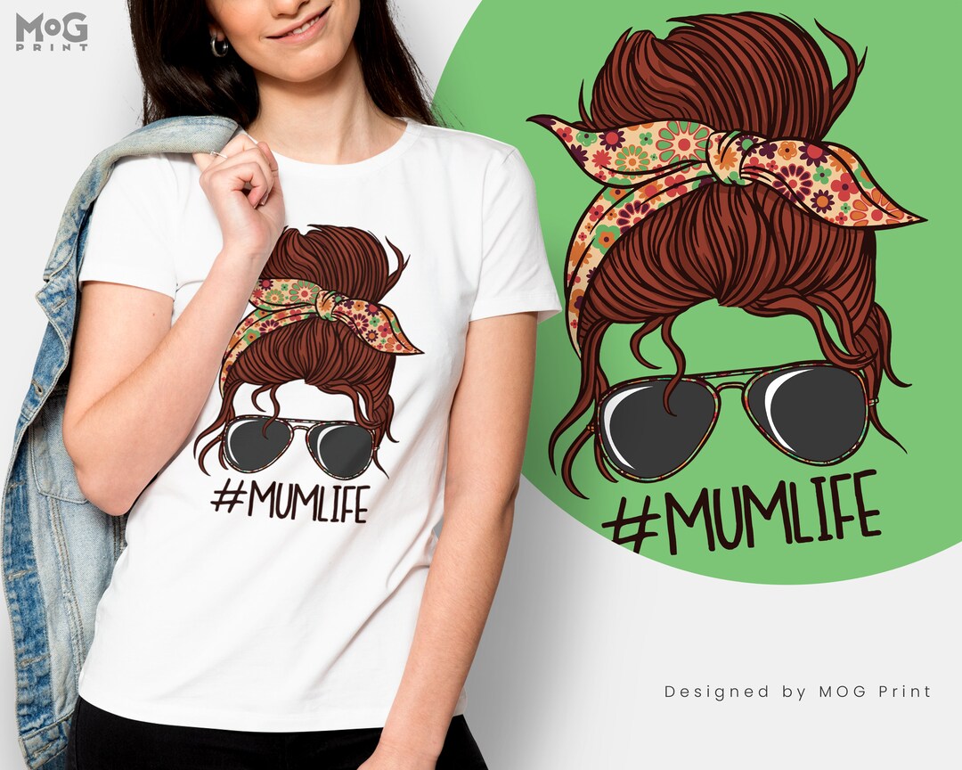 Mum Life T-shirt mumlife Mum Life Hashtag Funny Birthday Tumblr Womens ...