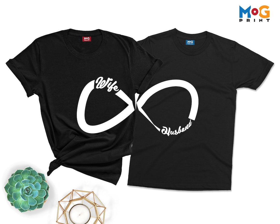 Couple Shirts Infinity Design
