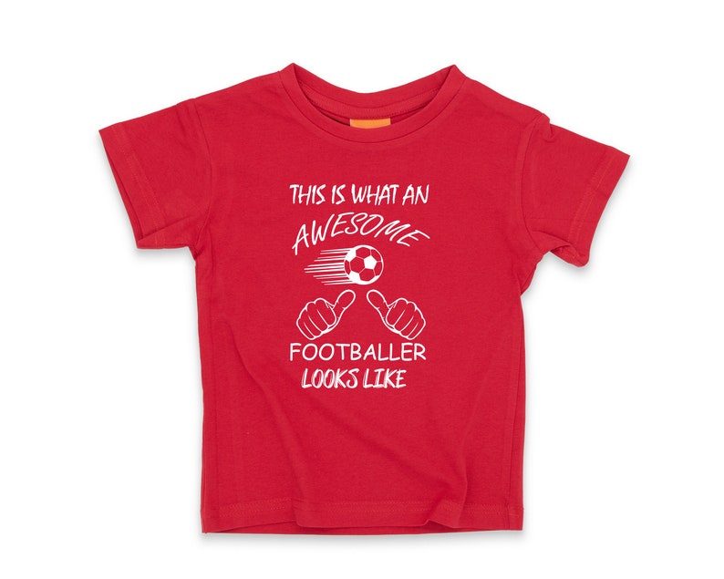 Funny Football T-shirt Awesome Footballer Gift Shirt Boys | Etsy
